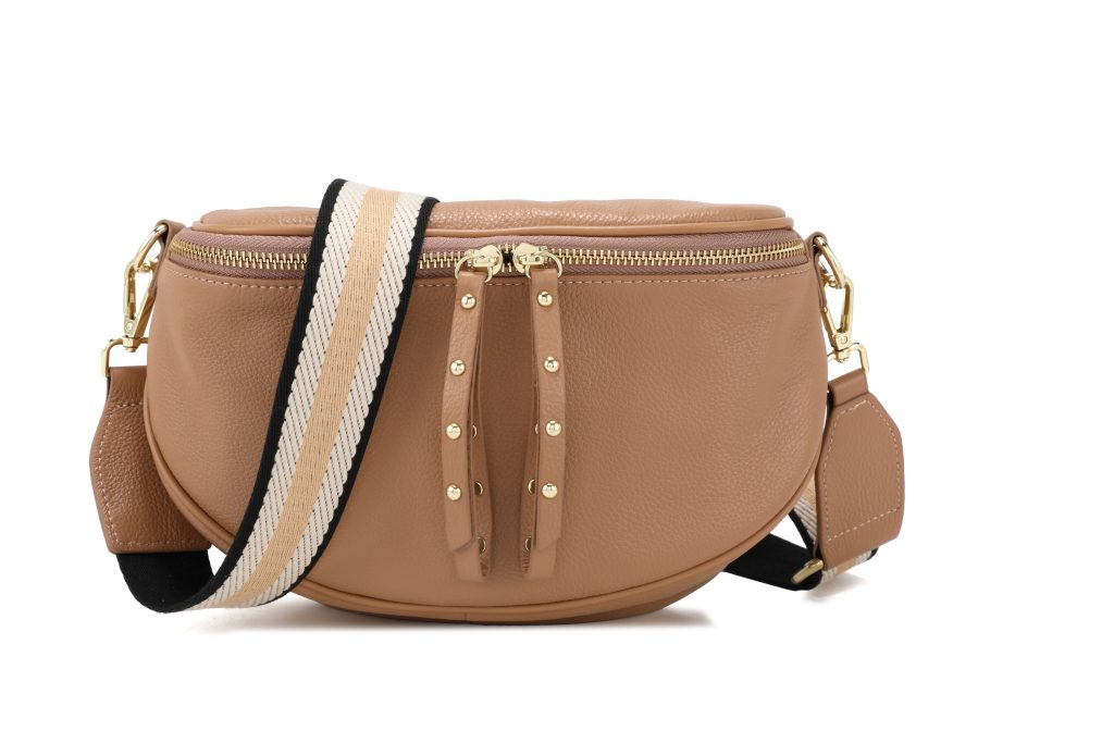 Obsessed Light Tan/Gold Crossbody Bag – Hi Ho + Co