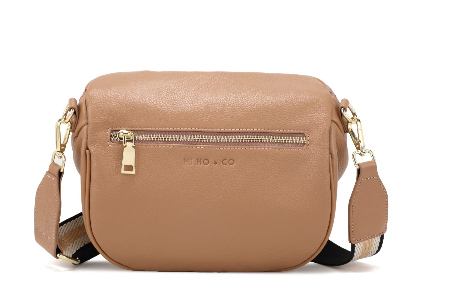 Obsessed Light Tan/Gold Crossbody Bag – Hi Ho + Co
