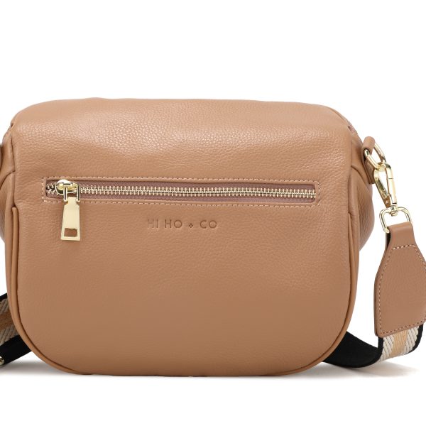 Obsessed Light Tan/Gold Crossbody Bag – Hi Ho + Co